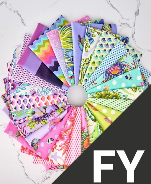 Floral Reef Full Yard Bundle by Tula Pink, 25 pieces (Preorder ...